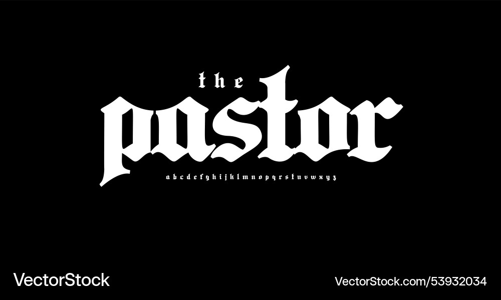 Alphabet Gothic Fraktur Vector Images (over 100)