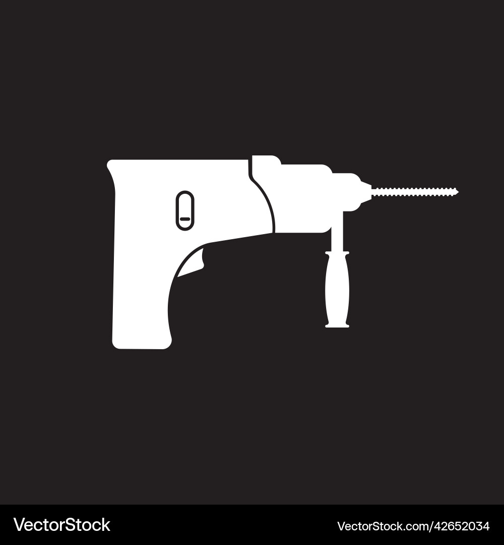 Drill icon Royalty Free Vector Image - VectorStock