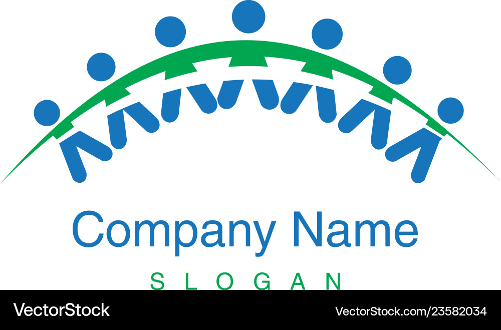 United people logo Royalty Free Vector Image - VectorStock