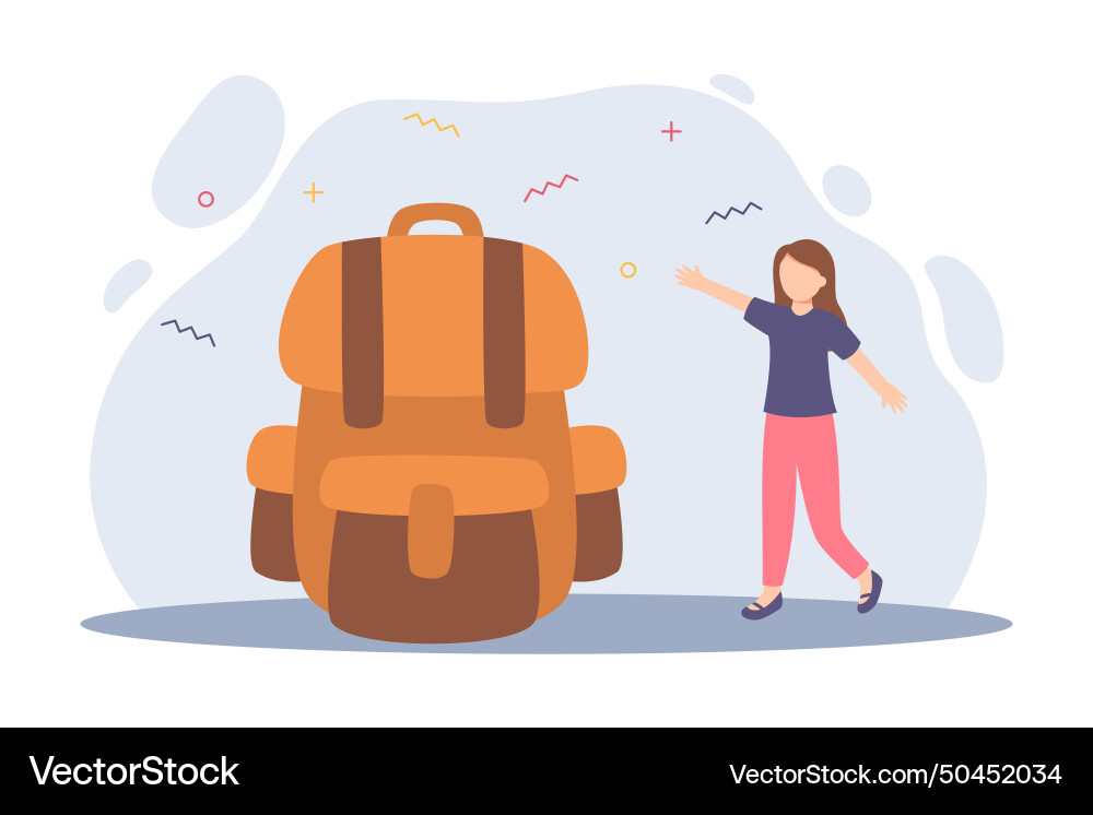 Weekend activity flat design Royalty Free Vector Image