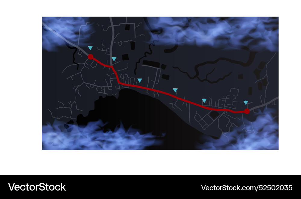 Abstract background of route racetrack navigation Vector Image