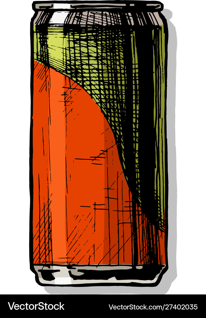 Beverage can Royalty Free Vector Image - VectorStock