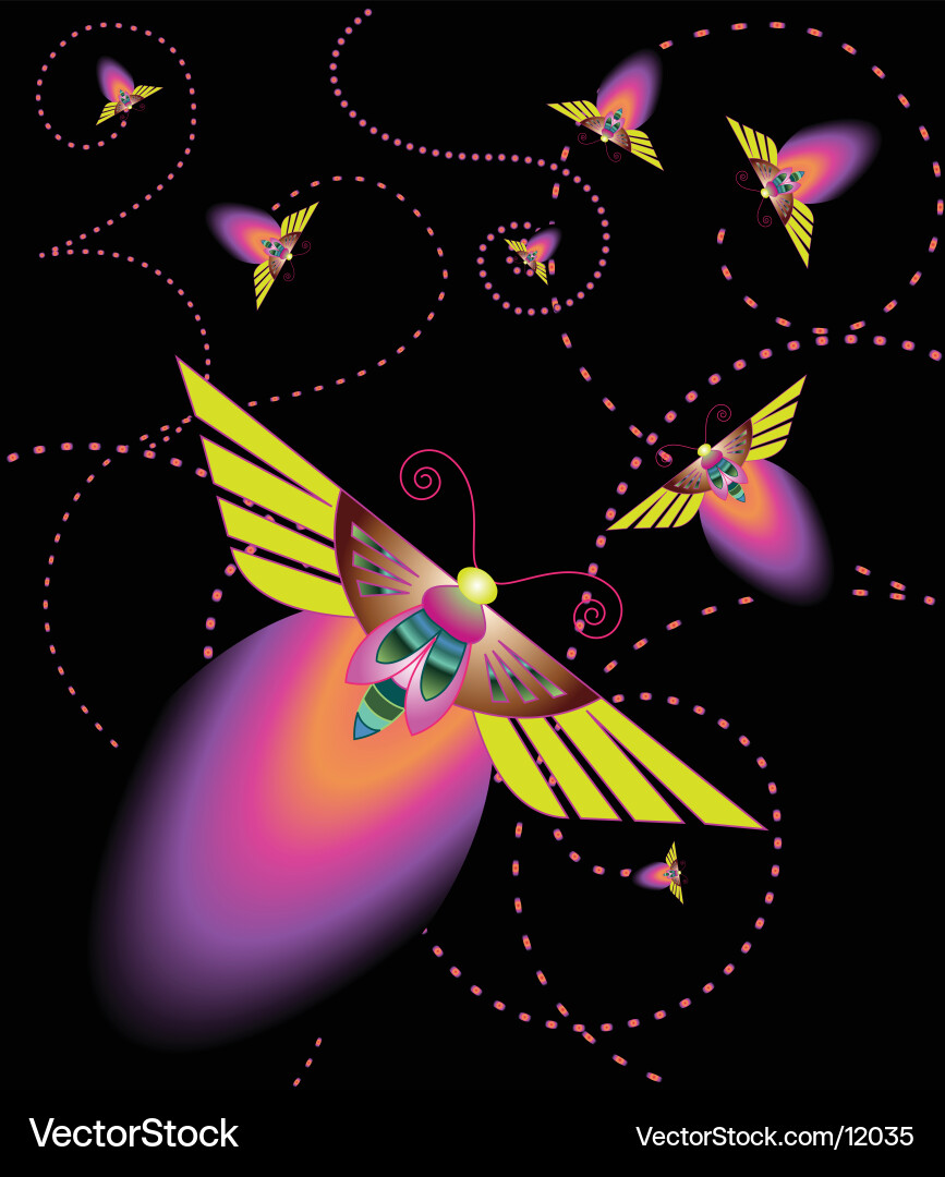 Firefly fantasy Royalty Free Vector Image - VectorStock