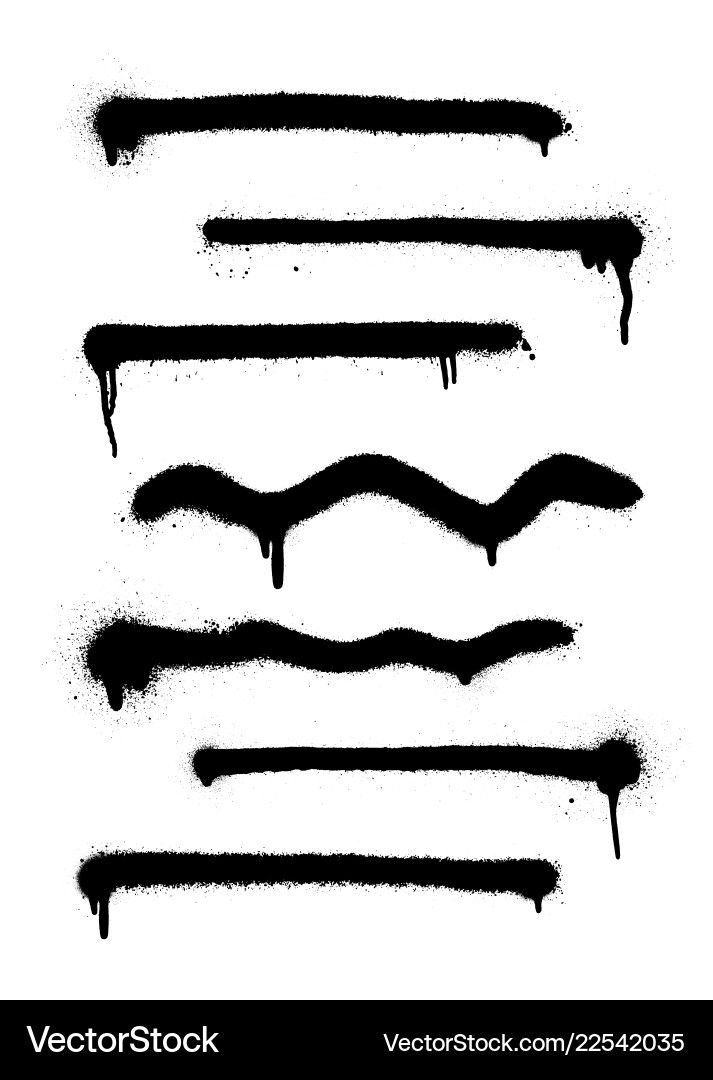 Spray Paint Splatter Effect Royalty Free Vector Image