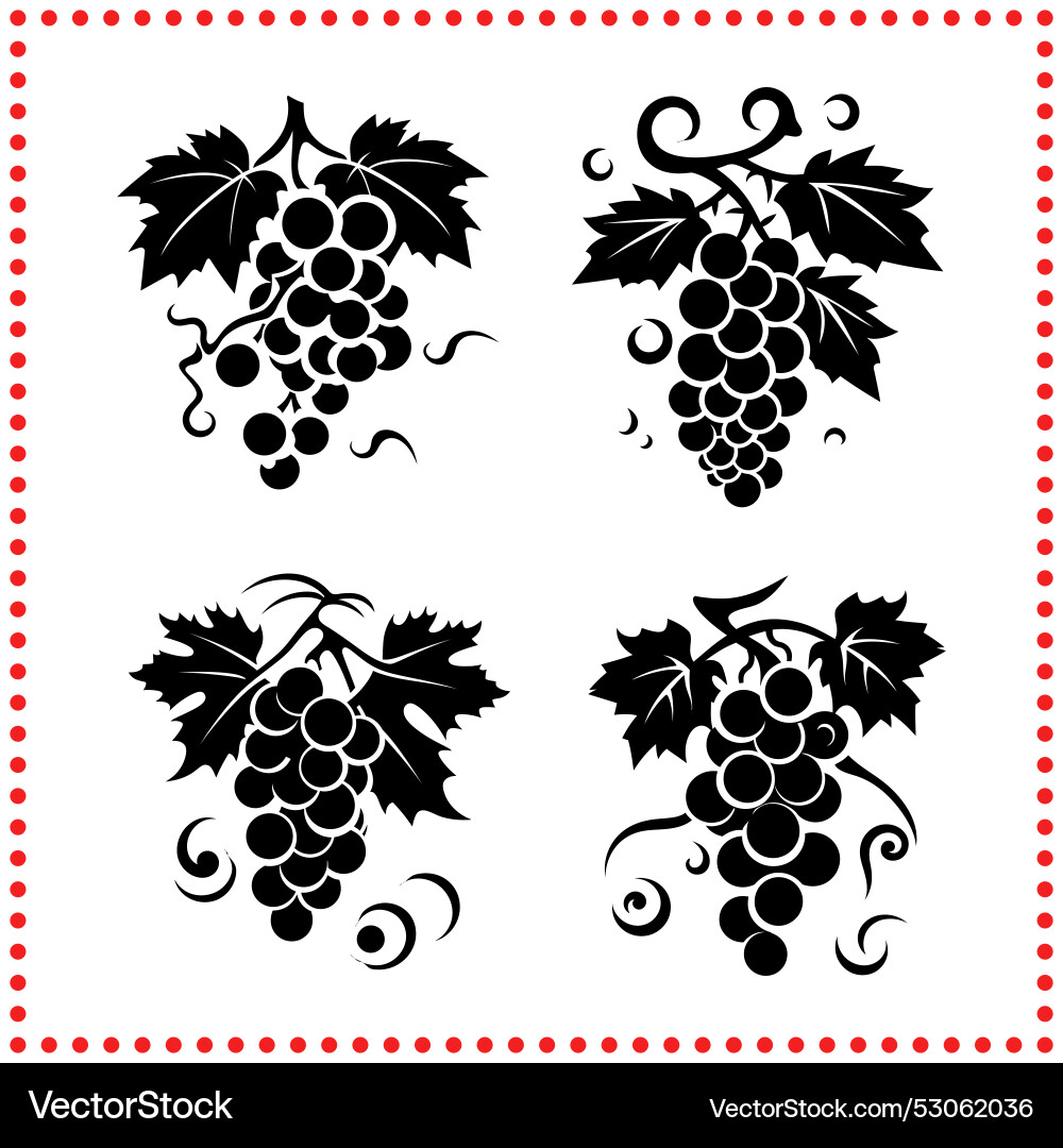 Rich grapevine icon enhance your wine Royalty Free Vector