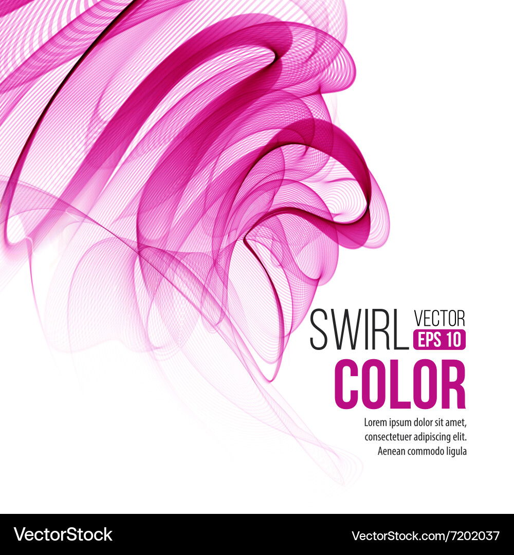 Red Swirl Abstract Background Royalty Free Vector Image