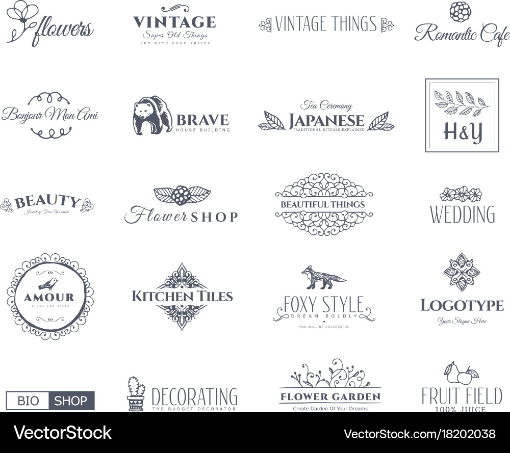 Collection of nice template Royalty Free Vector Image