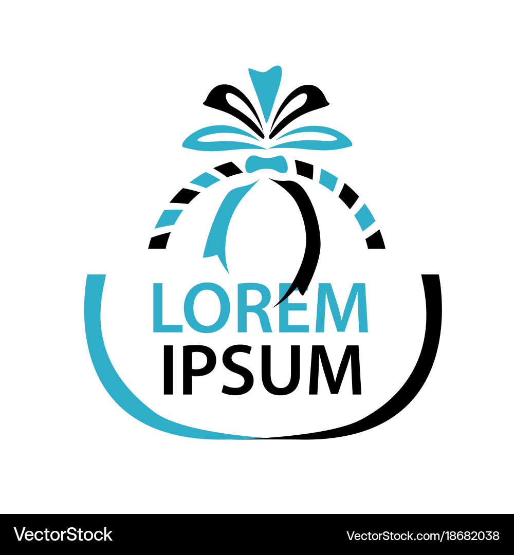 Gift basket logo Royalty Free Vector Image - VectorStock