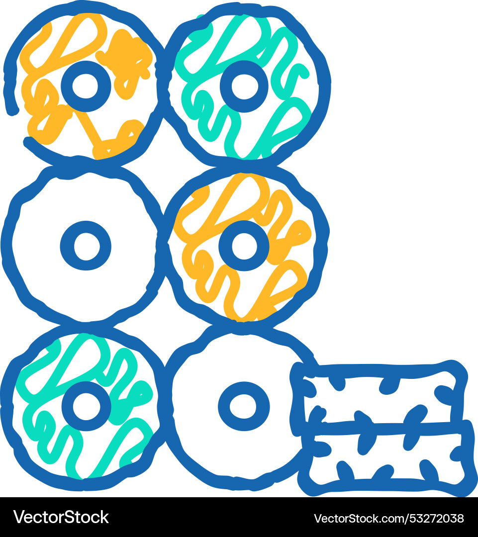 Tablets peat icon doodle Royalty Free Vector Image