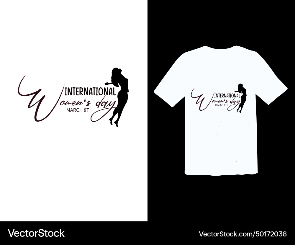 Women typography t shirt design Royalty Free Vector Image