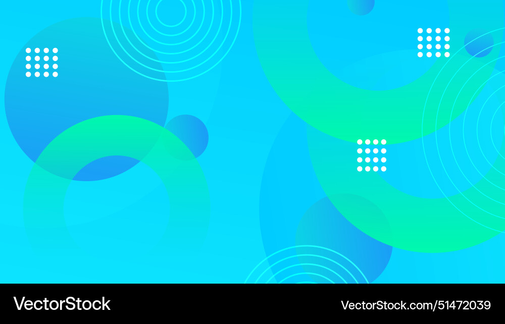 Blue and green background abstract art Royalty Free Vector