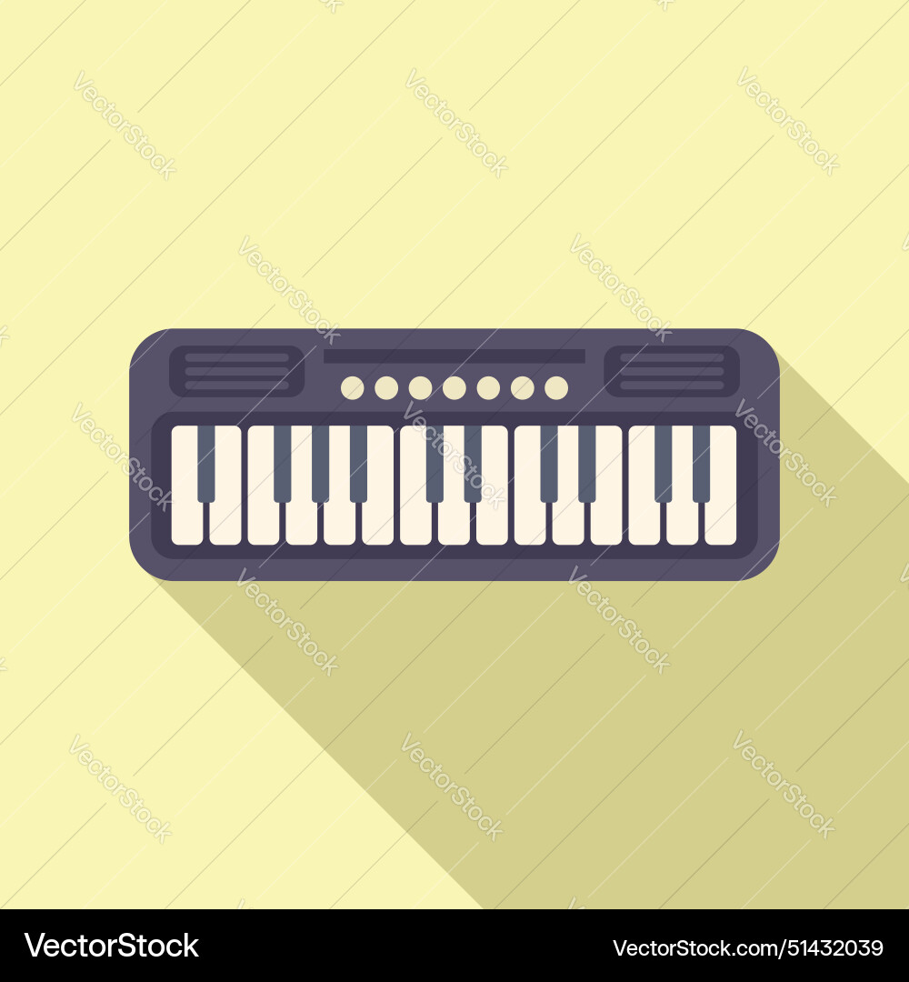 Cartoon of electronic keyboard Royalty Free Vector Image