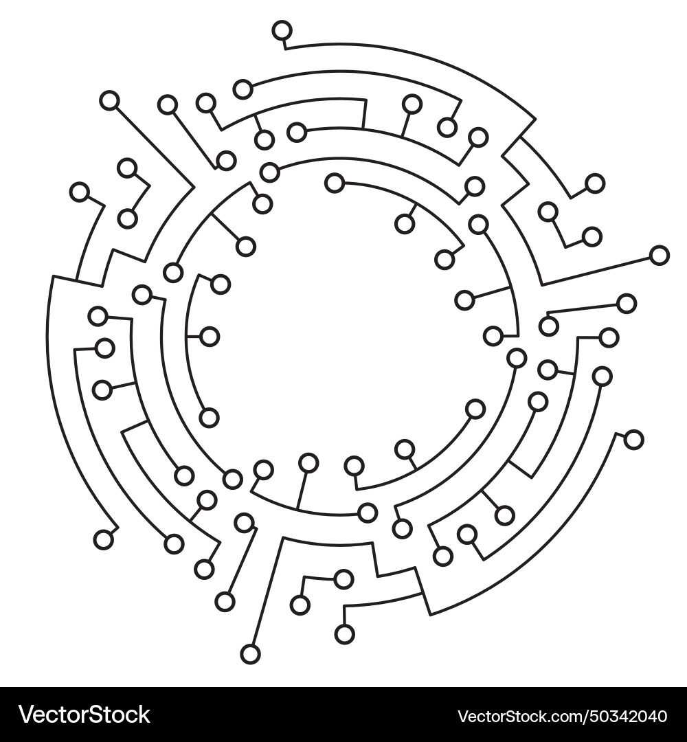 Digital technology element Royalty Free Vector Image