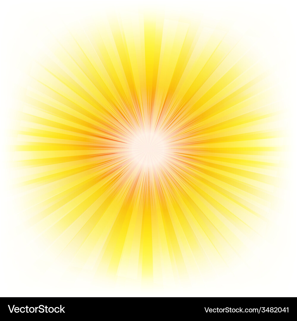 Burst poster with beams Royalty Free Vector Image