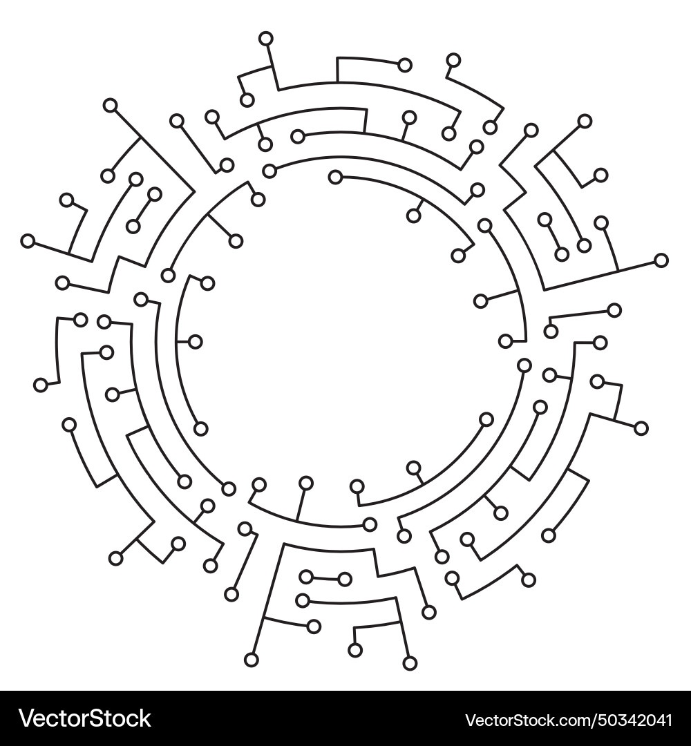 Digital technology element Royalty Free Vector Image