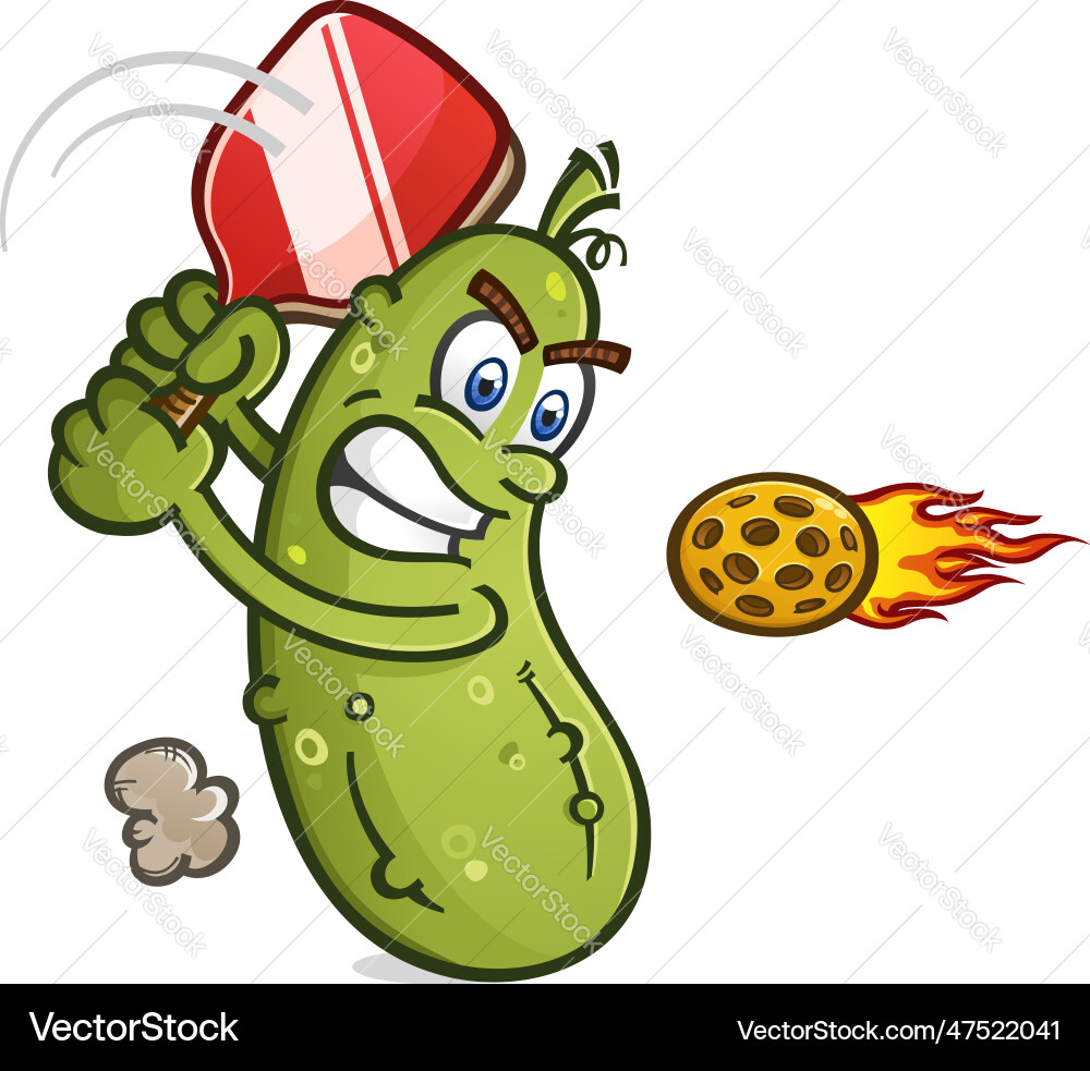 Pickleball Player Winding Up to Strike Royalty Free Vector