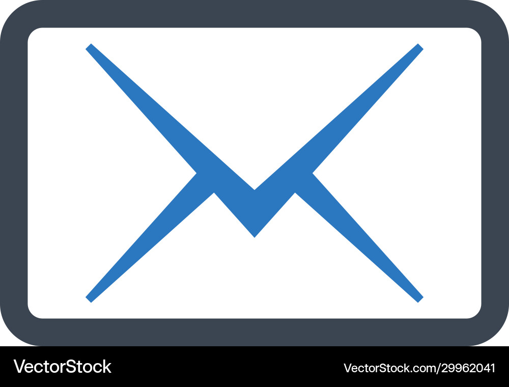 Post-Symbol im Posteingang Lizenzfreies Vektorbild