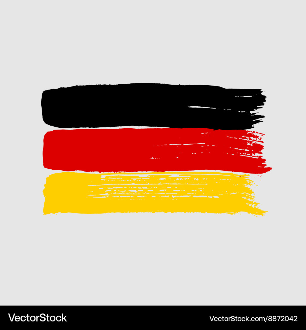 Flagge der Germanie auf grauem Hintergrund Vektorbild