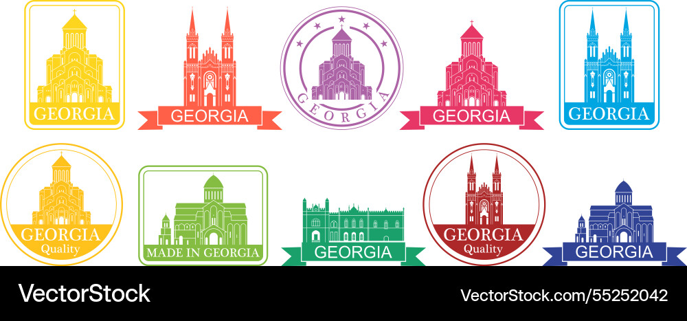 Georgia Royalty Free Vector Image - VectorStock