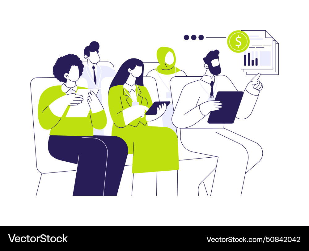 International business conference abstract concept