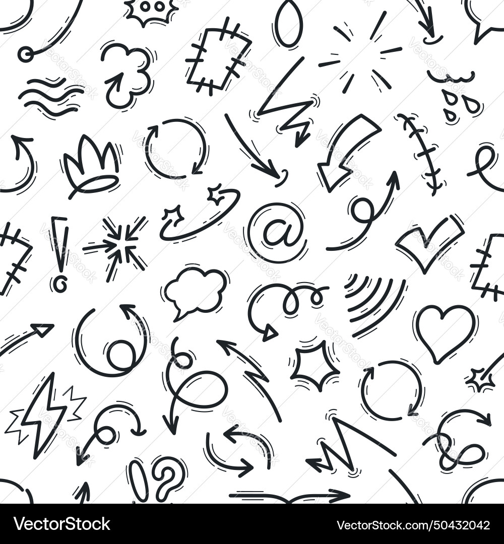 Movement motion lines pattern arrows and curves Vector Image