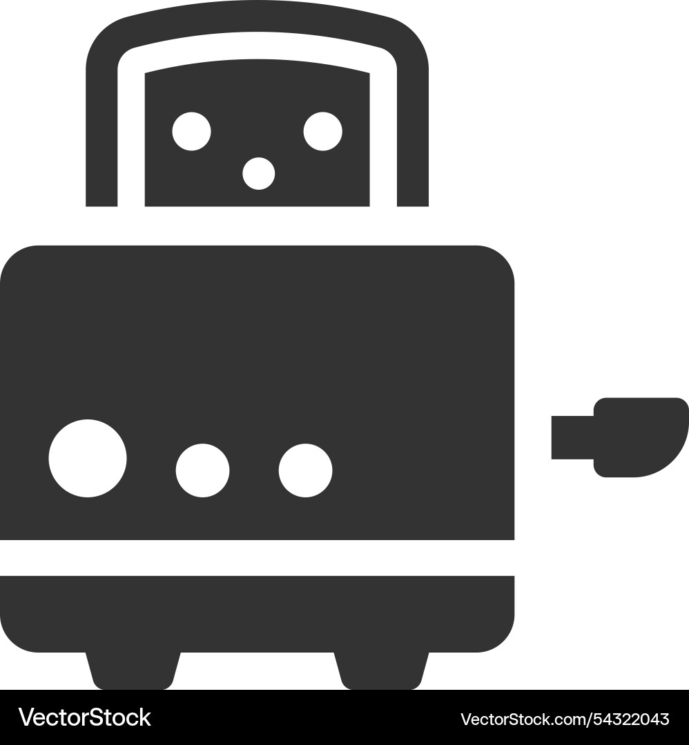 Bread toaster icon Royalty Free Vector Image - VectorStock