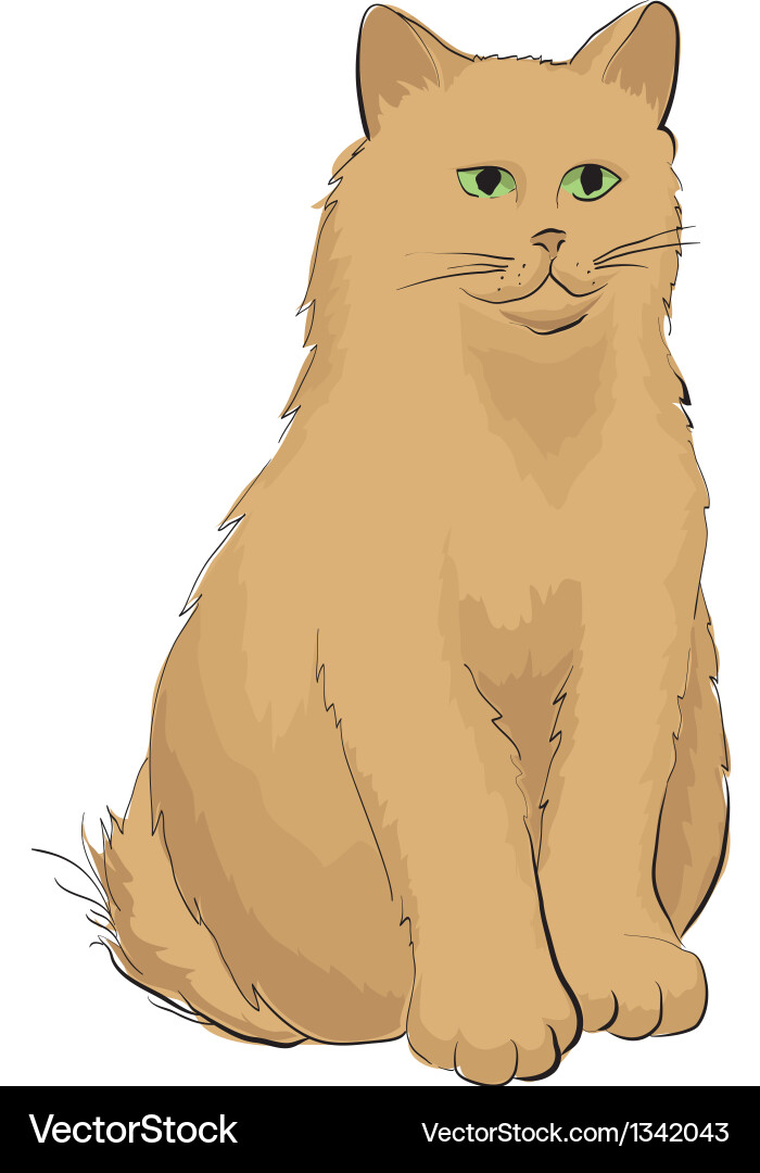 Cat Royalty Free Vector Image - VectorStock