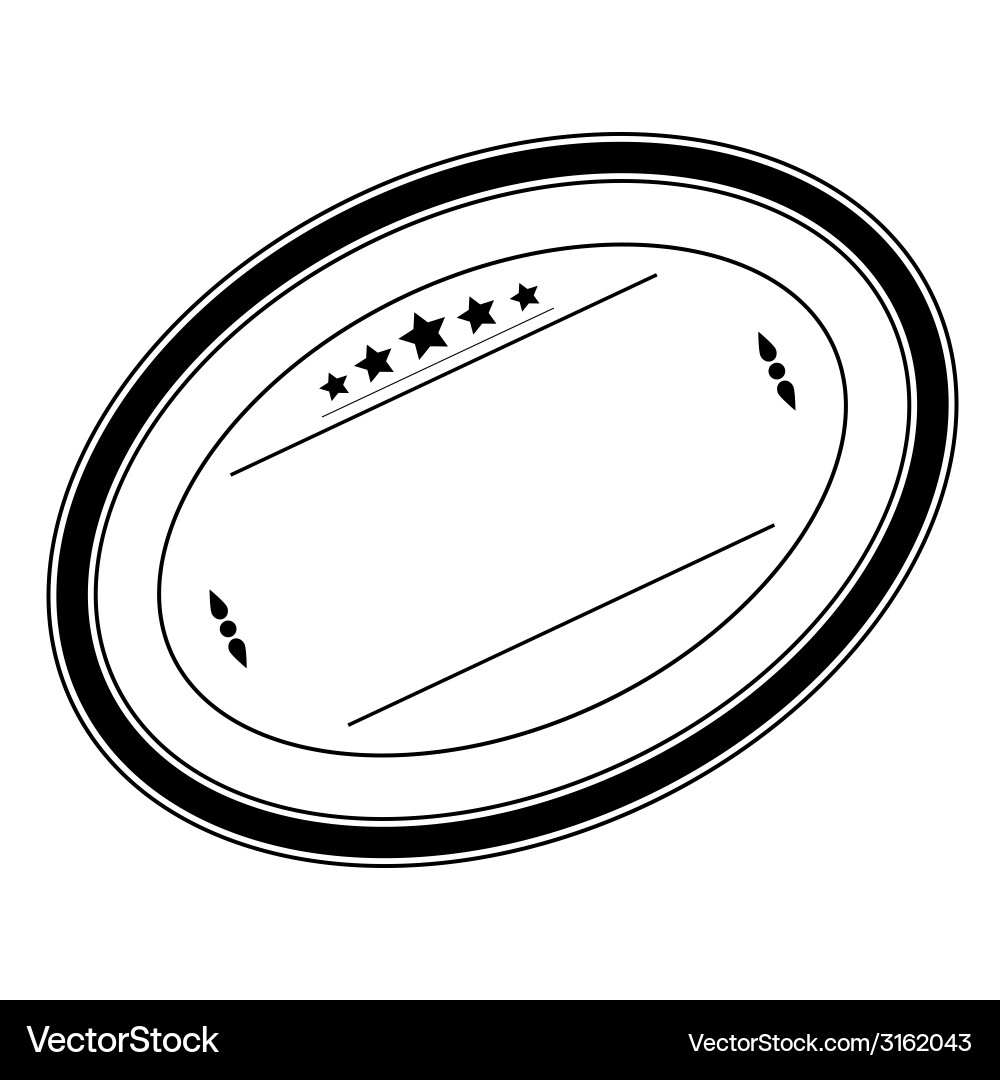 Classic Oval Stamp Royalty Free Vector Image - VectorStock