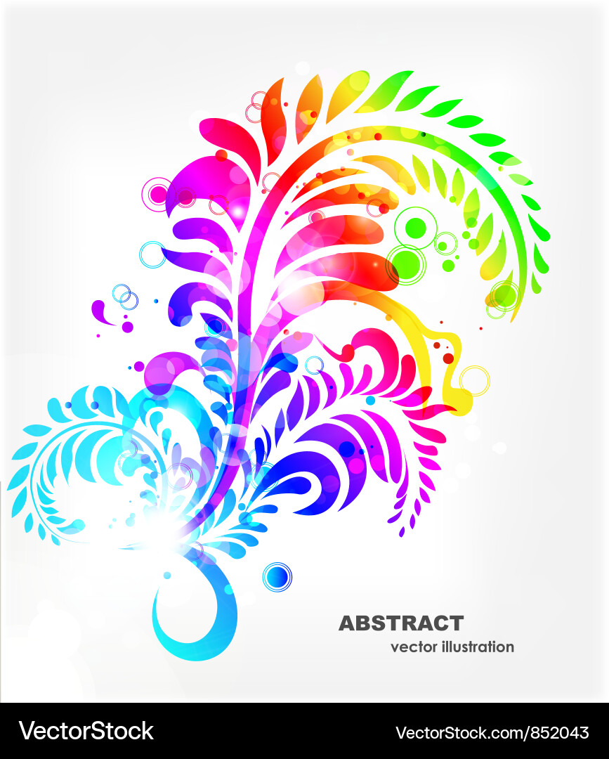 Colorful abstract background Royalty Free Vector Image