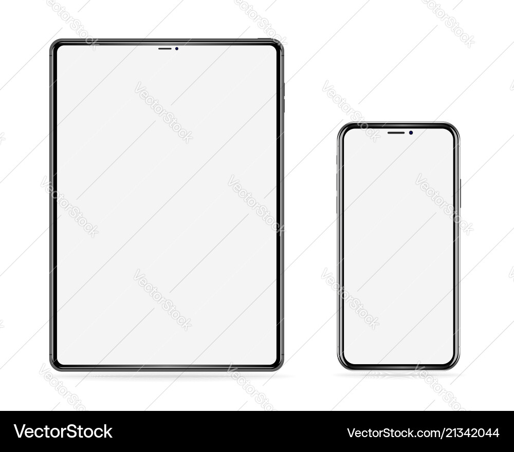 Realistic Electronic Devices - Tablet & Phone Set