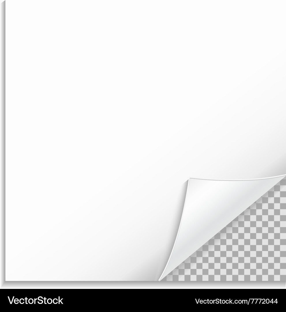 Sheet of paper Royalty Free Vector Image - VectorStock