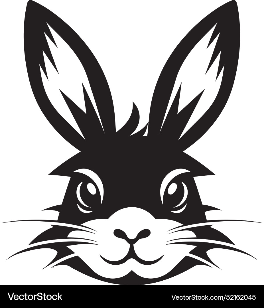 Bunny love in perfect for printables springtime Vector Image