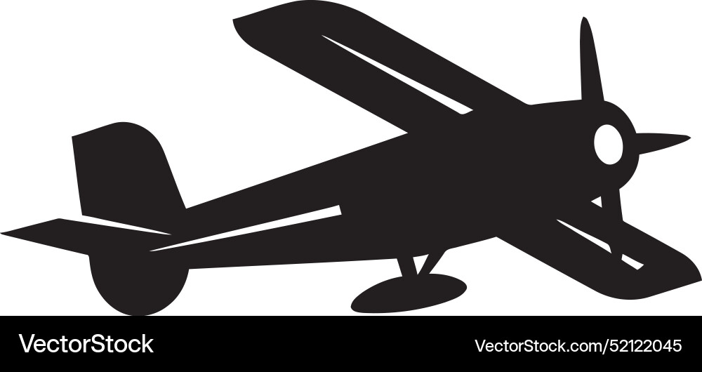 Carbonized aeronautics black aircraft artmidnight Vector Image