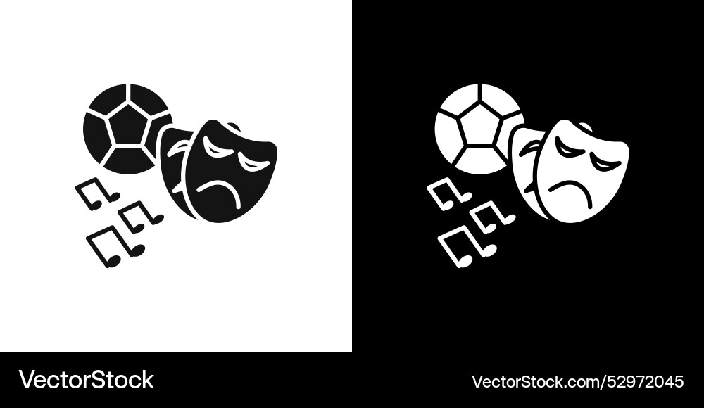 Extracurricular activities icon flat line symbol Vector Image