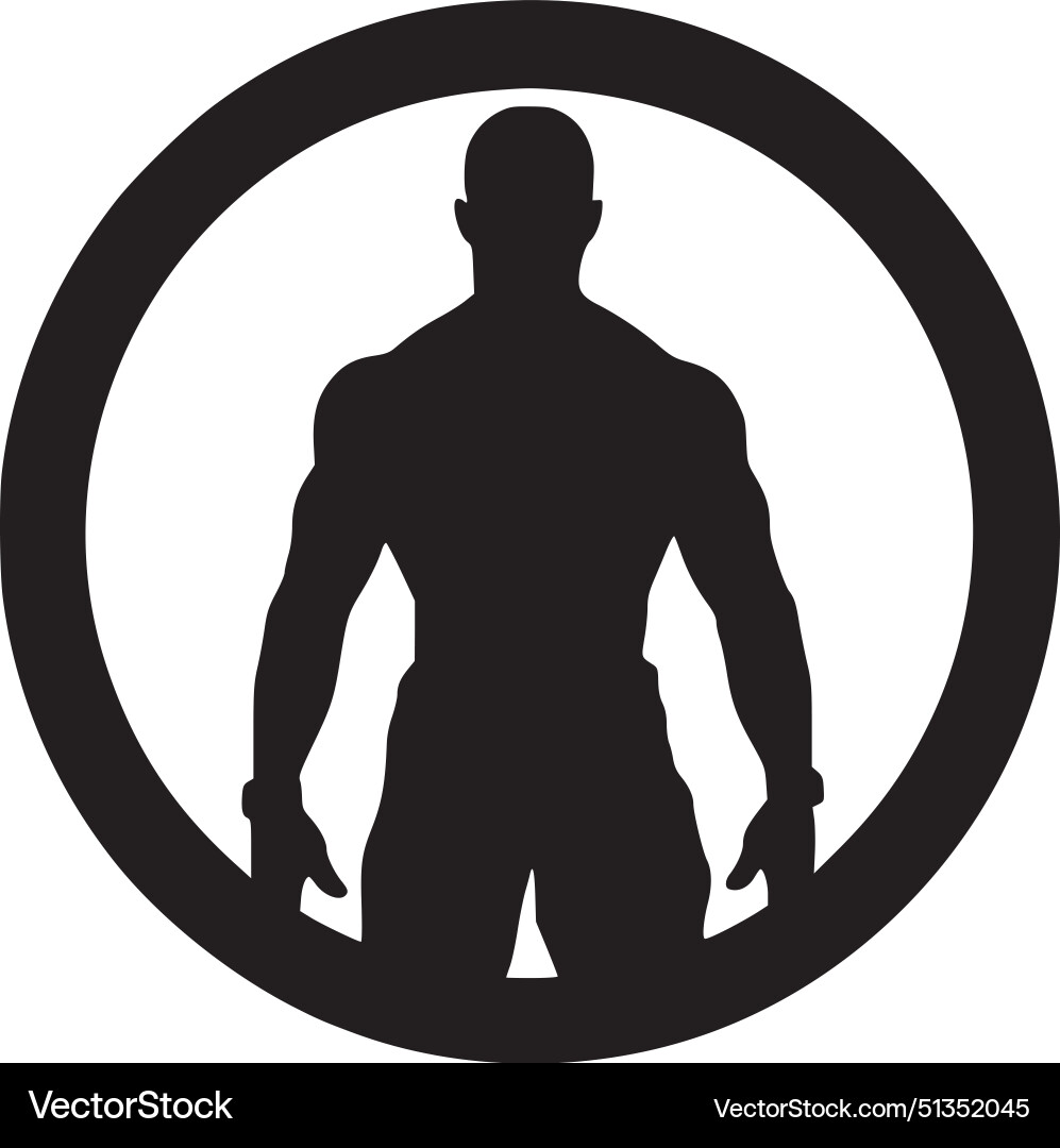 Mma - black and white isolated icon Royalty Free Vector