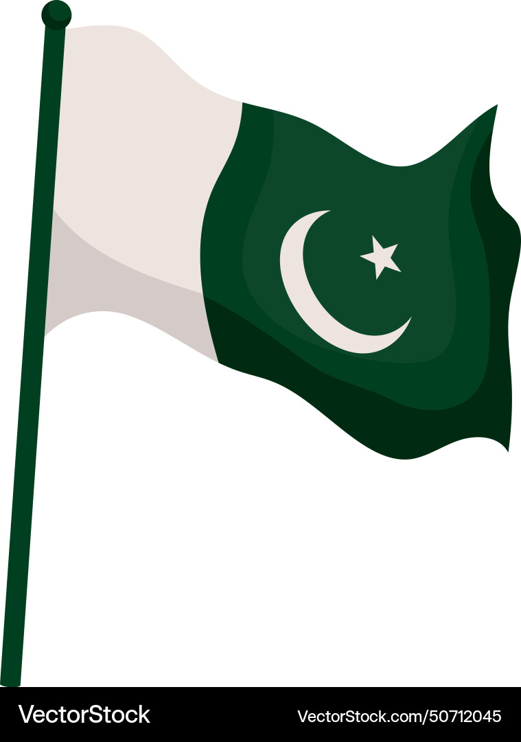 Pakistan day emblem Royalty Free Vector Image - VectorStock
