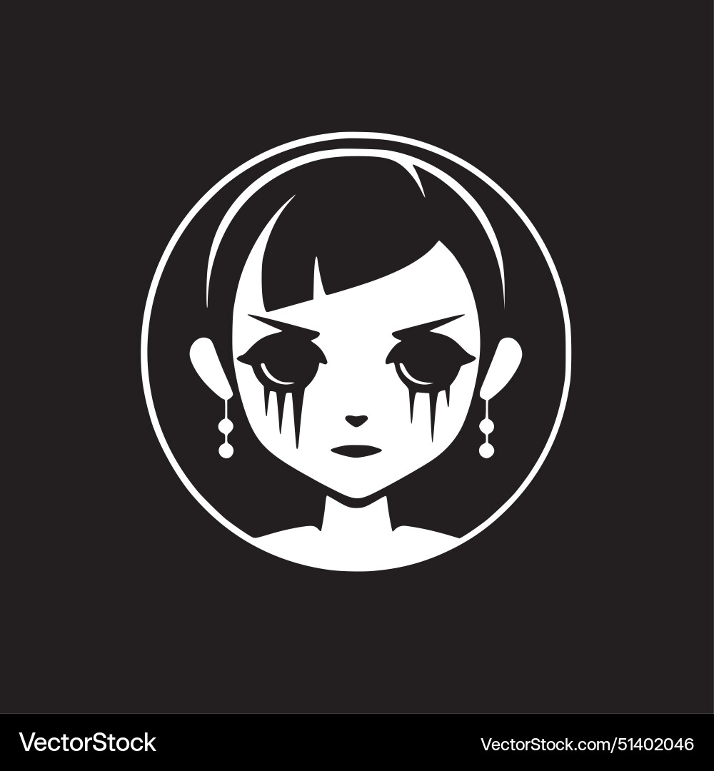 Gothic - black and white isolated icon Royalty Free Vector