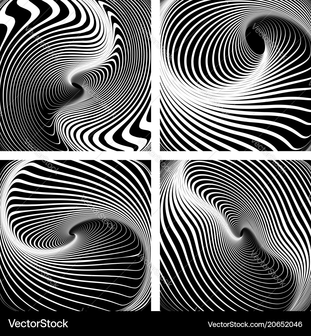 Optical Vortex Patterns Royalty Free Vector Image