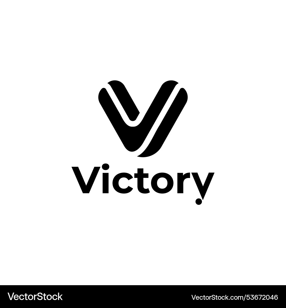 V letter logo icon design Royalty Free Vector Image