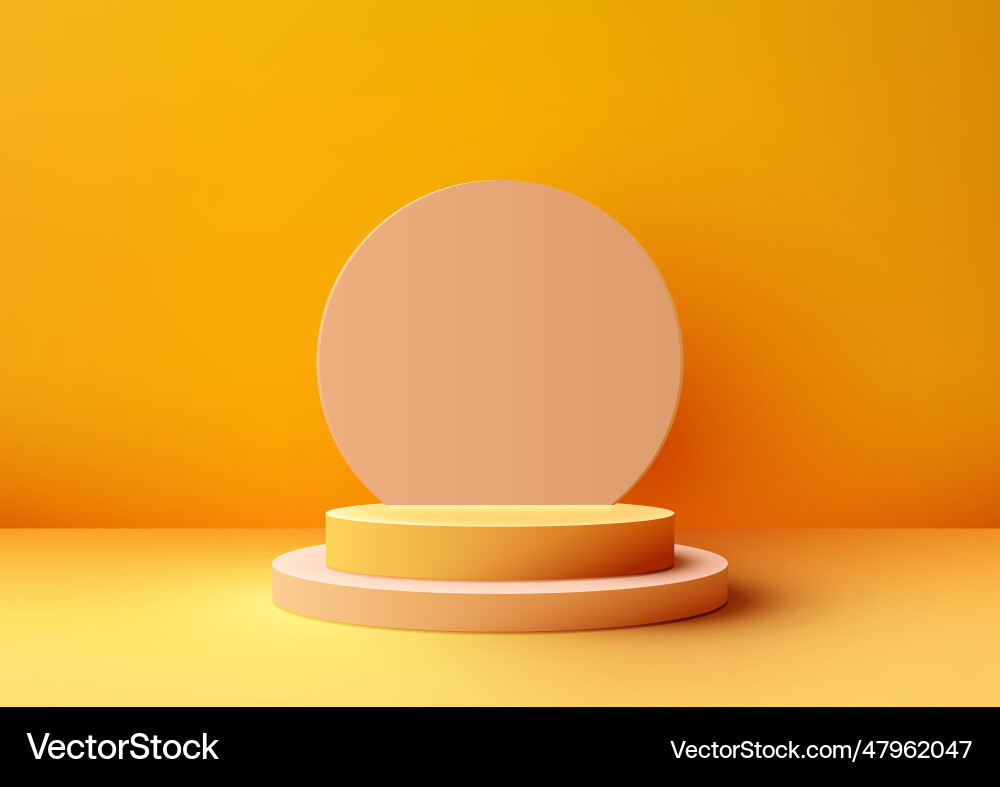 Modern interior concept product display mockup Vector Image