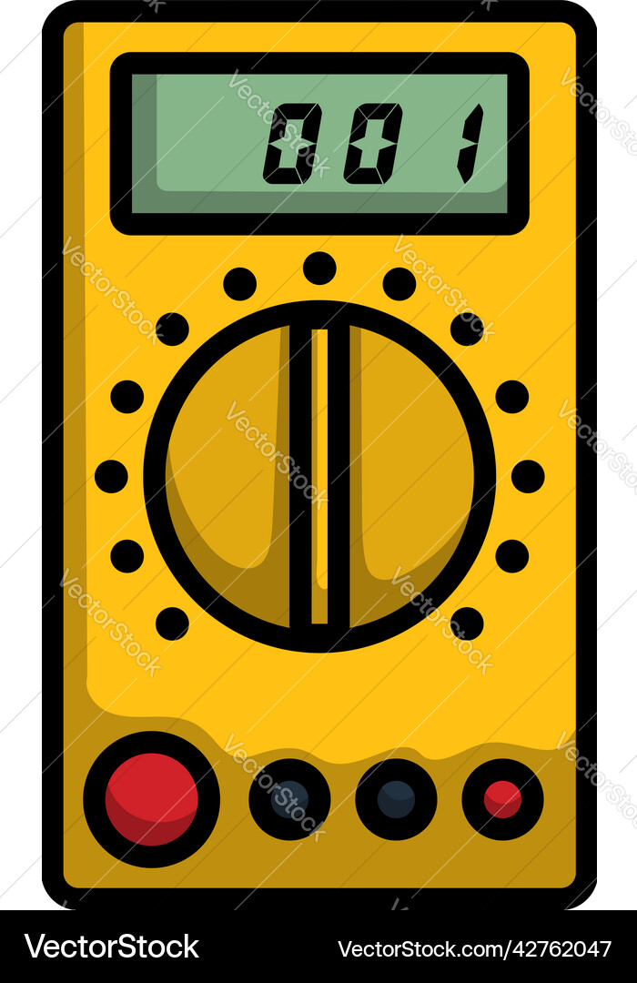 Multimeter-Symbol Lizenzfreies Vektorbild - VectorStock