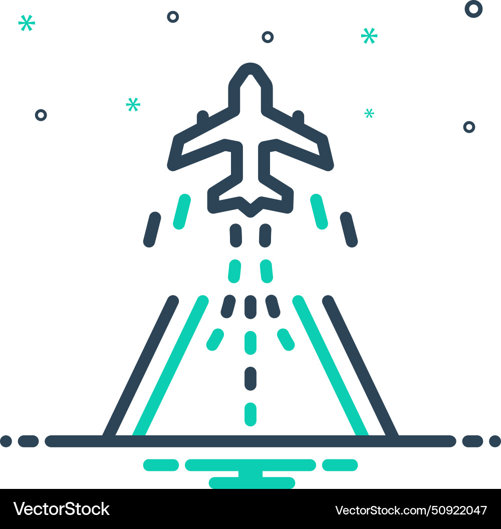 Take off Royalty Free Vector Image - VectorStock