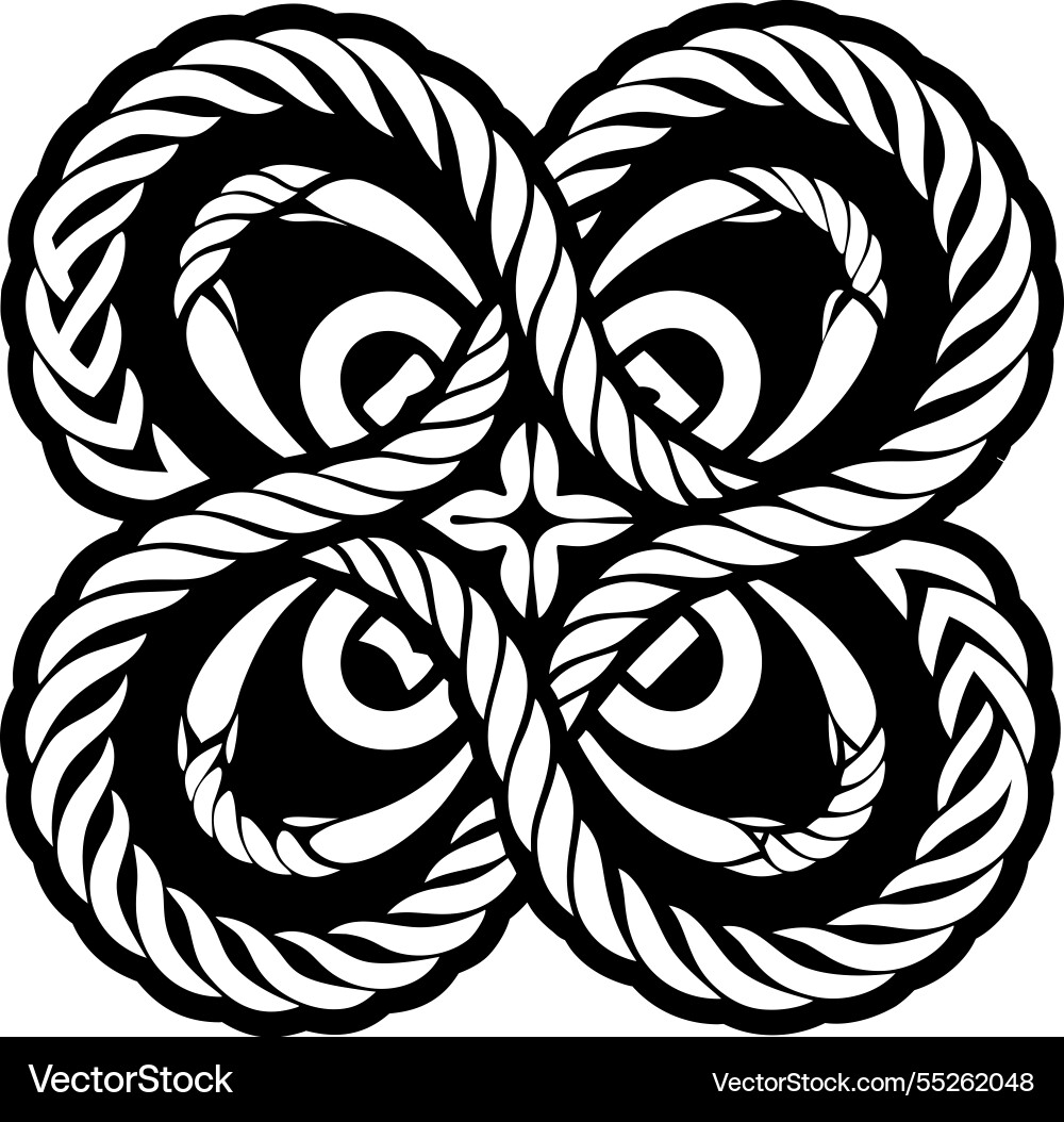 A solid style icon of polynesian tattoo symbol Vector Image