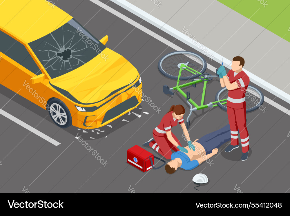 An isometric of a serious Royalty Free Vector Image