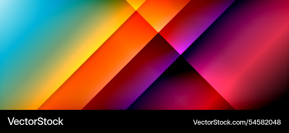Colorful gradient with lines made of shadow and Vector Image