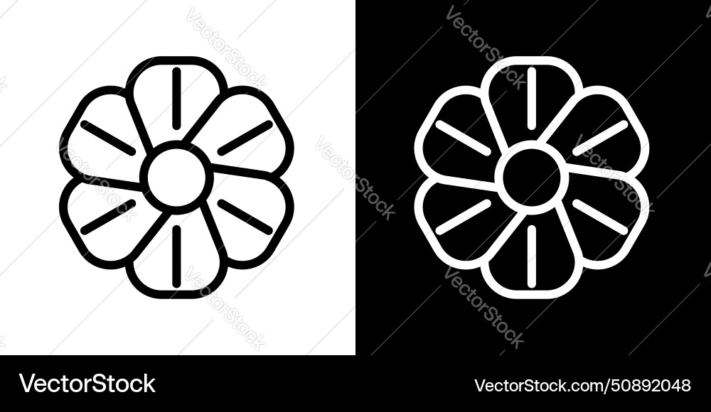 Flax flower icon set flaxseed seed linseed symbol Vector Image