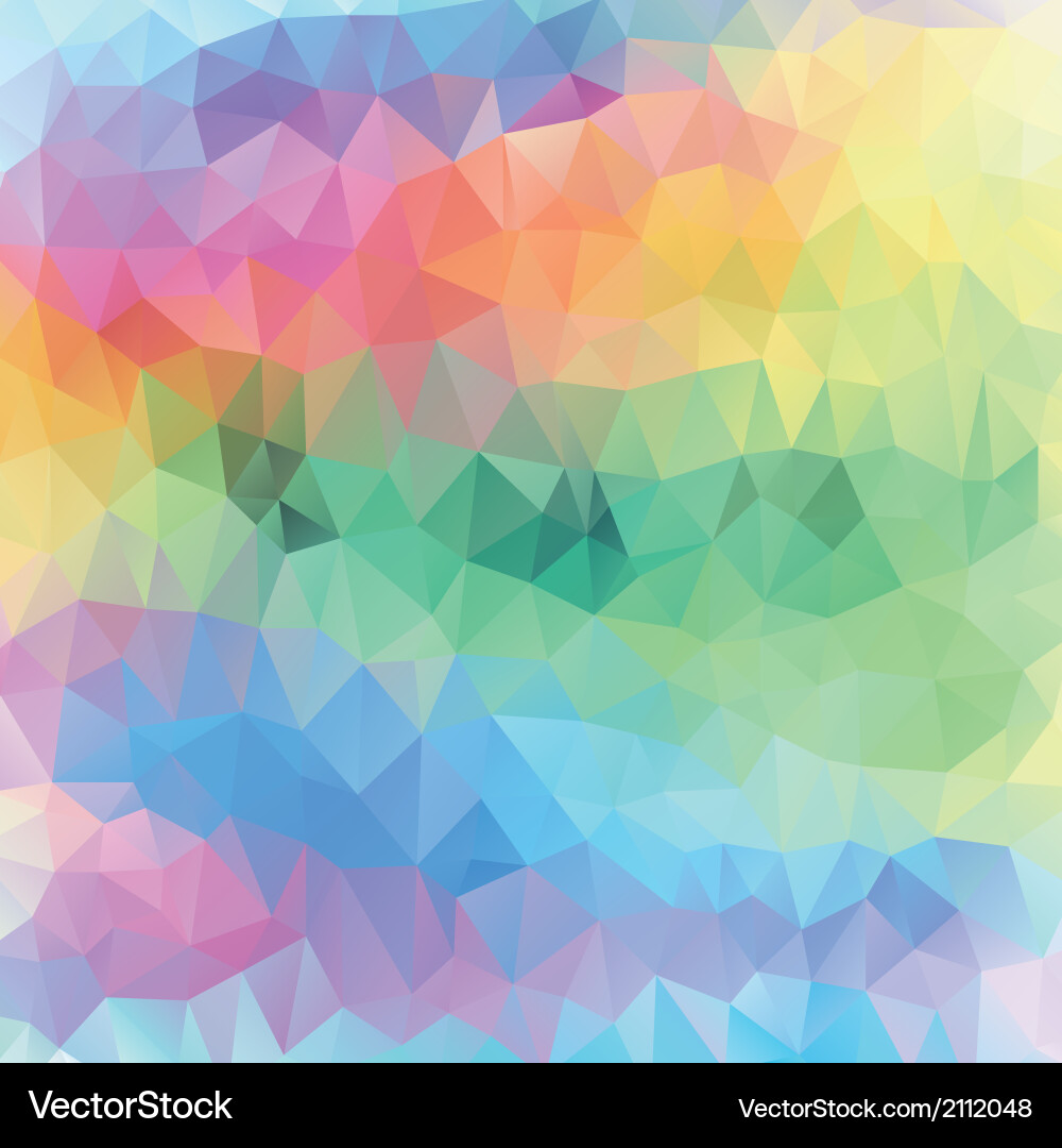 Geometric Pastel Mosaic Pattern Royalty Free Vector Image