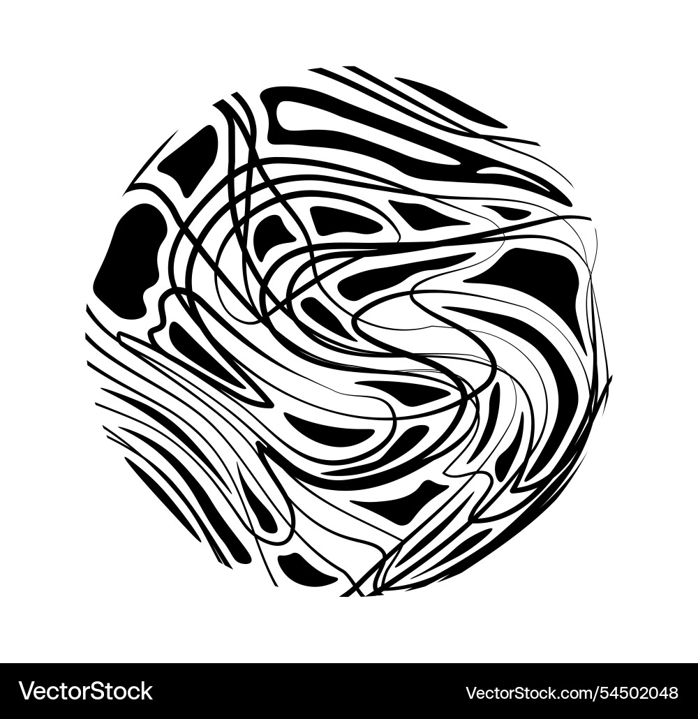 Psychedelic trippy pattern figure abstract Vector Image