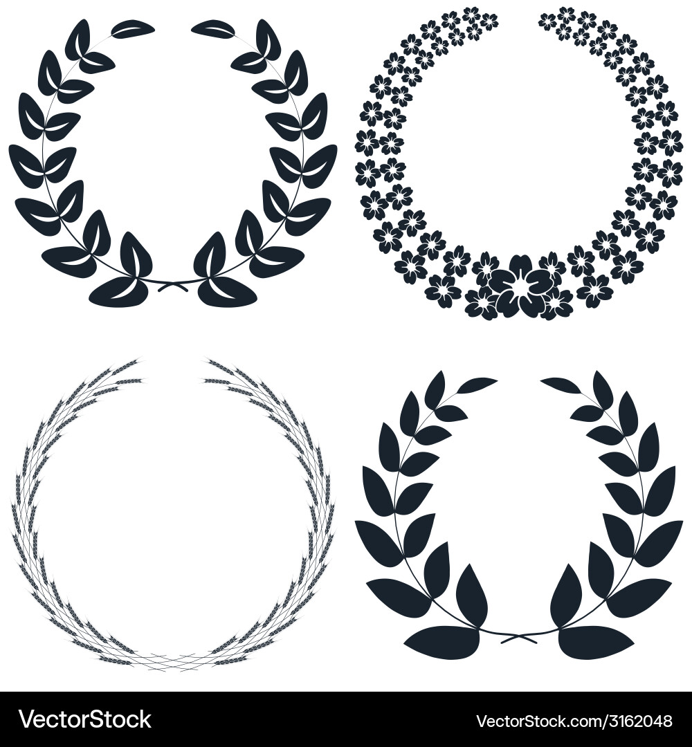 Wreath Royalty Free Vector Image - VectorStock