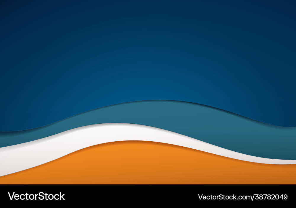 Abstract Wavy Shape Background Royalty Free Vector Image